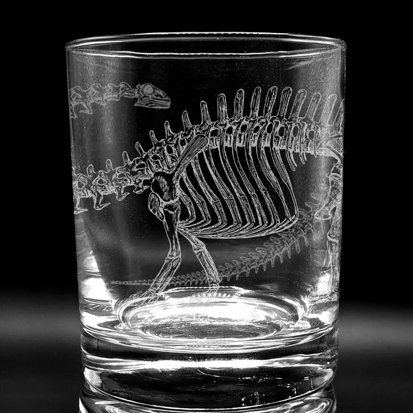BRONTOSAURUS SKELETON Whiskey Glass